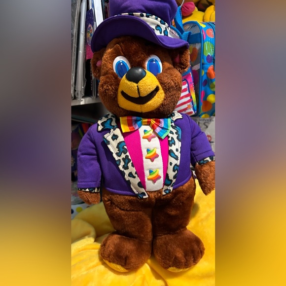 Lisa Frank | Toys | Vintage Lisa Frank Hollywood Bear Plush | Poshmark